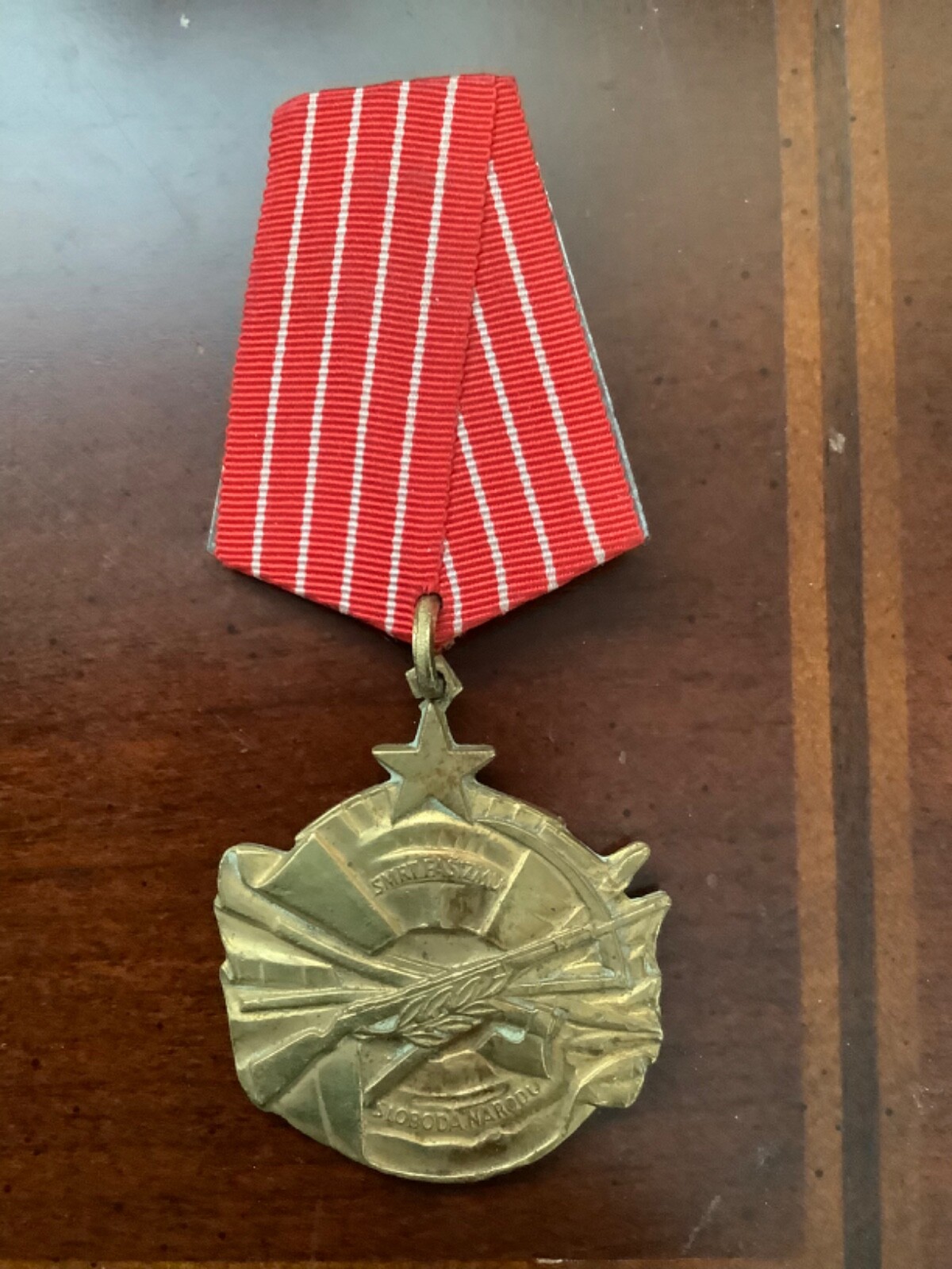 Yugoslavia/Serbia/yugoslav/JNA Order/medal of Combat w/ribbon&serial ...