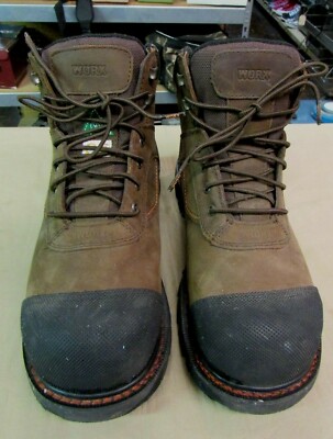 Worx X Red Wing Men's US 11 M Resistant Gravel Work Boot Brown 5906 EH ...
