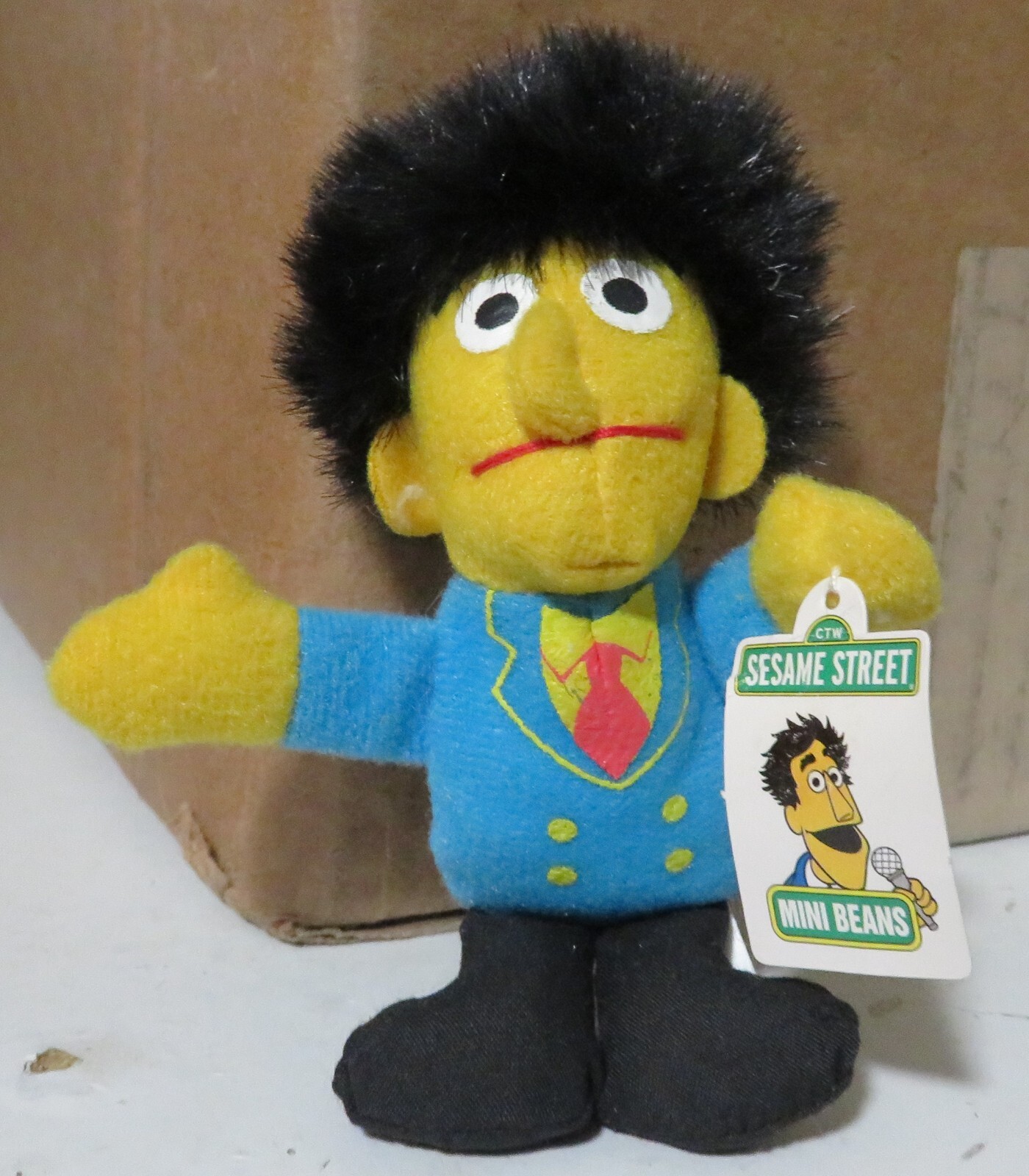 1999 Sesame Street Mini Beans Guy Smiley Plush Toy Kelloggs Cereal ...