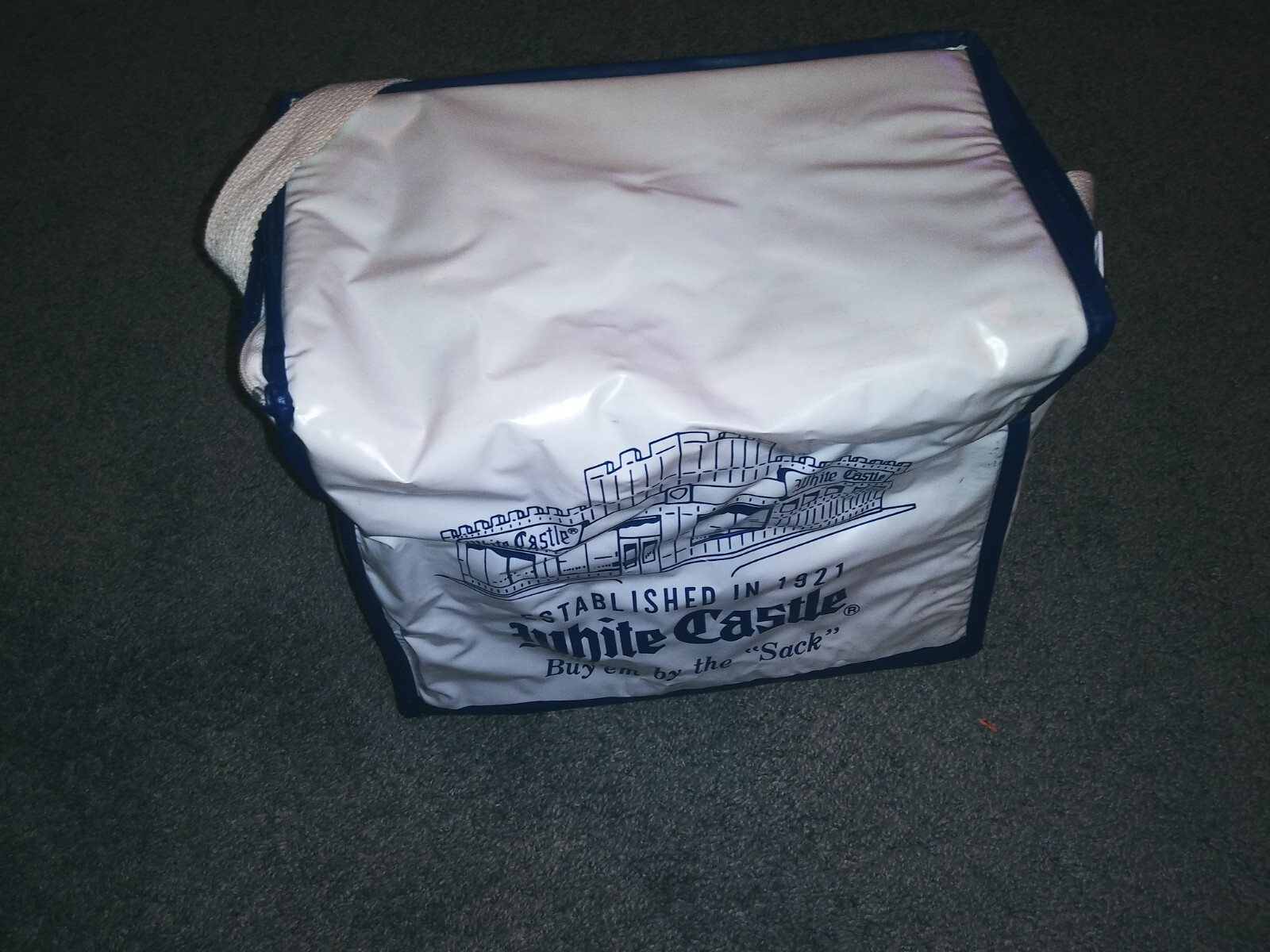 Vintage White Castle Lunch Bag Cooler Buy em by the Sack | eBay
