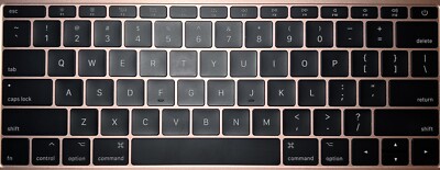 MacBook 2017 12" | A1534 | LAPTOP KEYBOARD SINGLE REPLACEMENT KEYCAPS ...