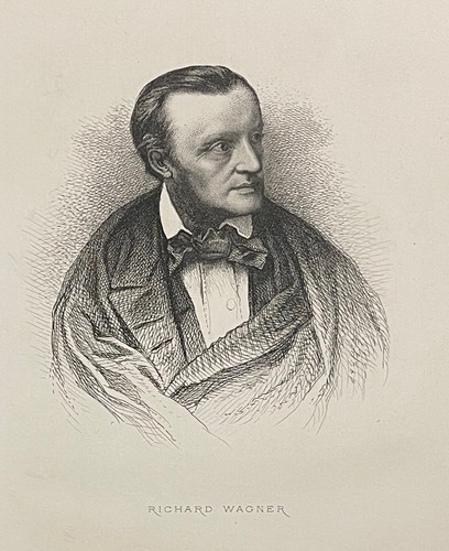 Richard Wagner (1813-1883) Composer Music Engraving 1860 | eBay Australia