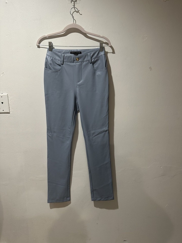 Boston proper Women's Blue polyester Blend Tapered Pants SZ 0 | eBay