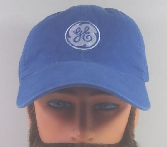 GE General Electric Logo Hat Blue Adjustable Cap - Gem