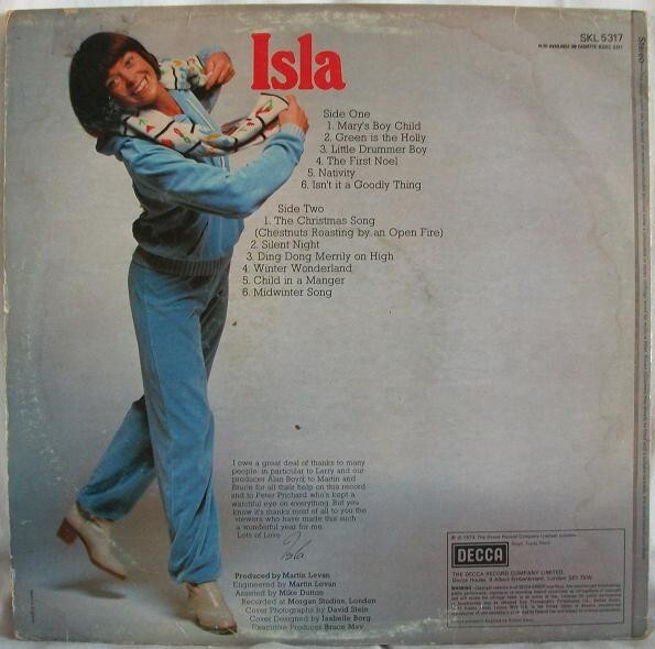 ISLA ST CLAIR (Larry Grayson's Generation Game)- Isla - LP Record Decca ...
