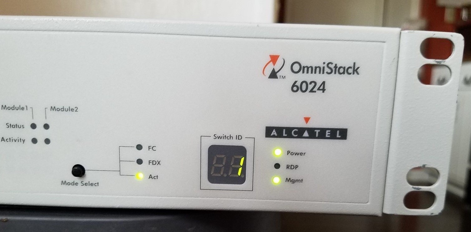 Alcatel OmniStack 6024M - switch - 24 ports | eBay