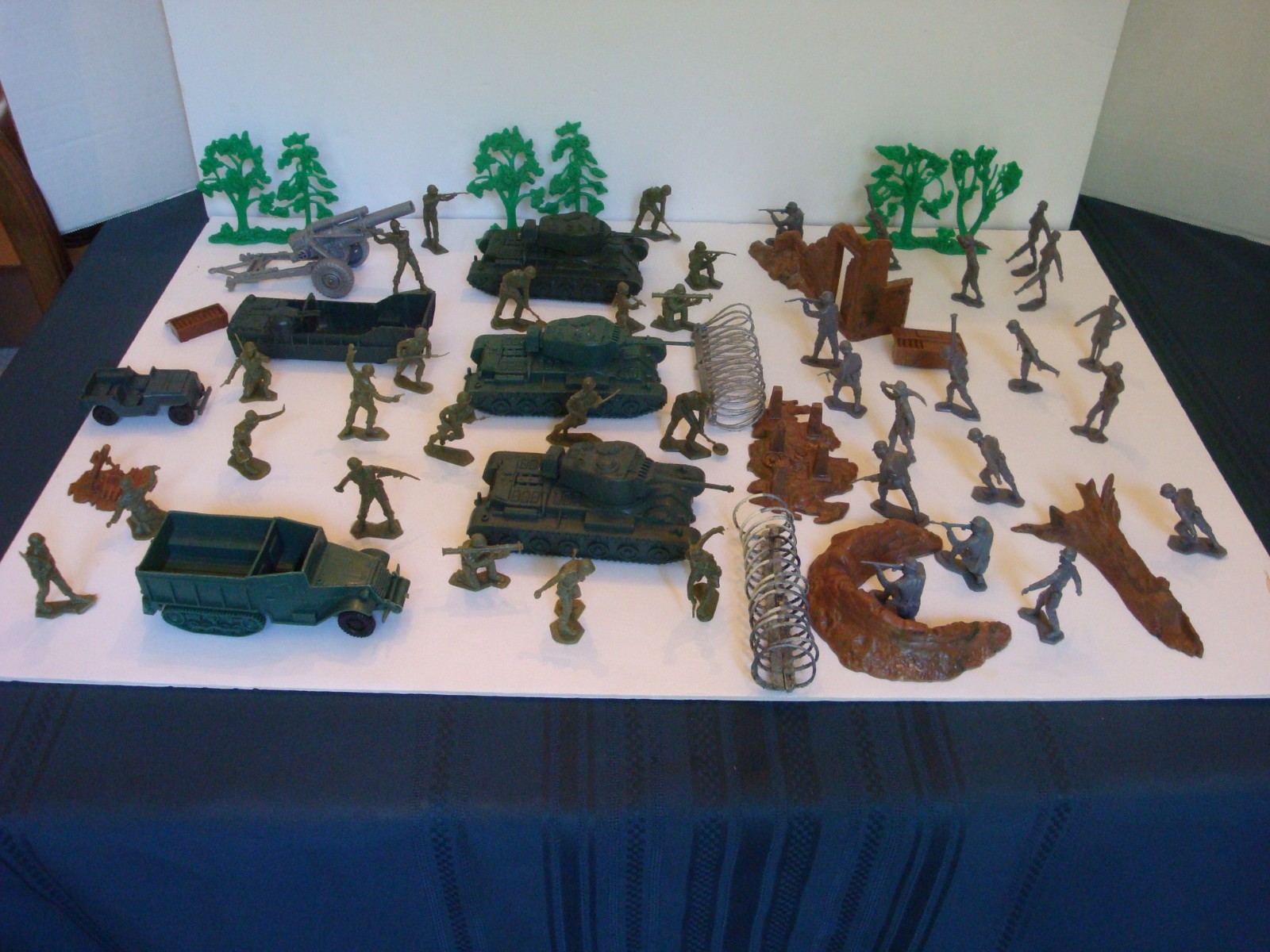 Marx Vintage Battleground / Lot/ Mini Set of Original Late 1960's WW II ...