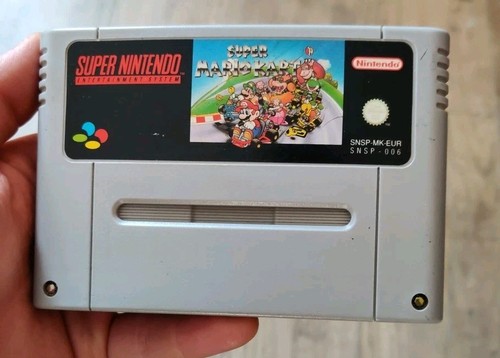 Jeu Mario Kart sur Super Nintendo Snes Pal Eur Officiel | eBay