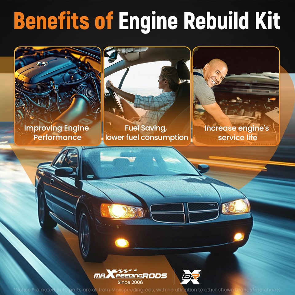 Full Gasket Set Bolts Kit for Chrysler Concorde Intrepid Dodge Intrepid ...