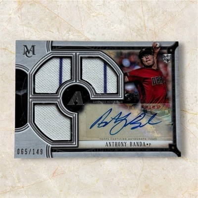 Anthony Banda 2018 Topps Rookie MC Trio Relic Autograph Card #/149 ...