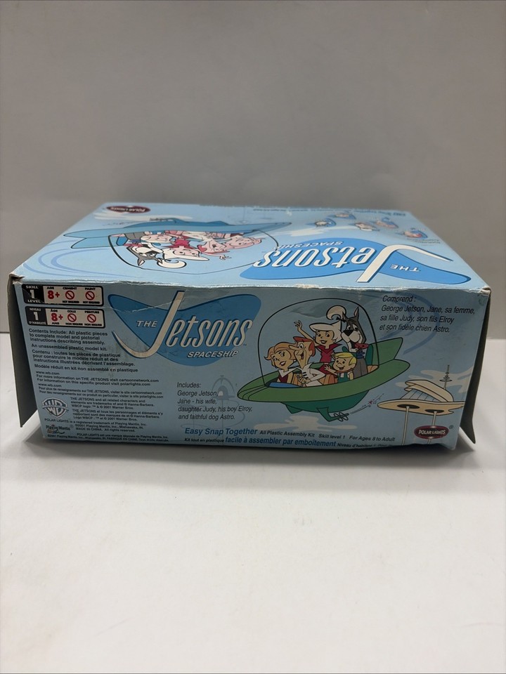 SCALE MODEL KIT Polar Lights The Jetsons Spaceship Open Box | eBay