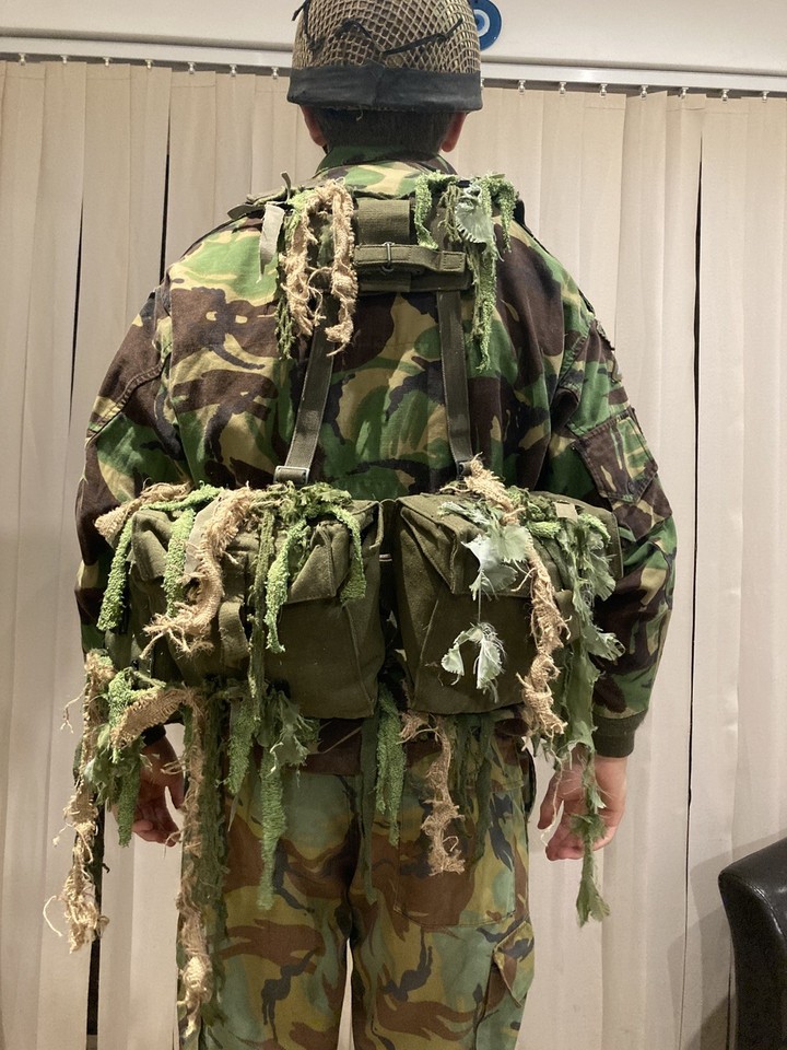 Vintage 58 Pattern British Army Cold War Infantry Soldiers Webbing ...