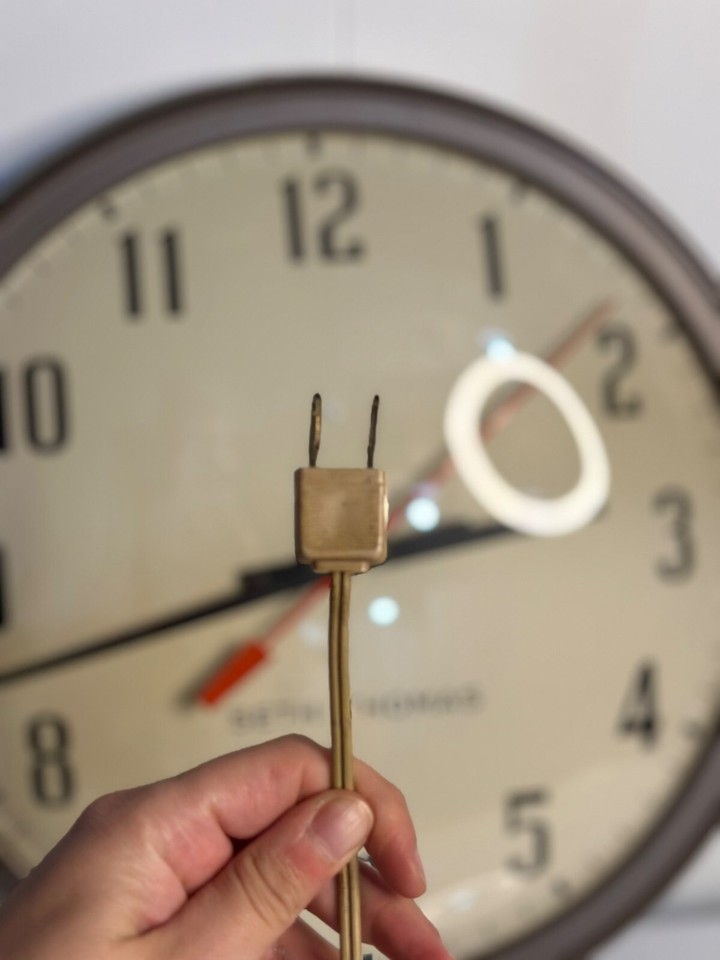 VTG Seth-Thomas Electric Wall Clock PR SS1E Manager Industrial | eBay