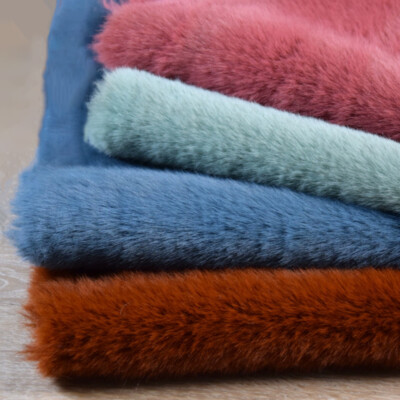 Faux Fur Fabric Fake Mink Fur Fabric Imitation Fur Thick Clothing Hat ...