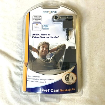 Creative Webcam Live! Cam Notebook Pro PC Laptop Desktop USB Video ...