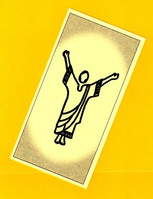 Jesus Christ Heavenly Father Fill me with Healing Power 2001 Card by Fr ...