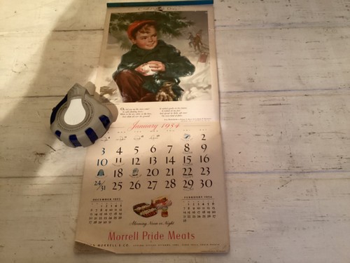 1954 Morrell Pride Meats Calendar | eBay