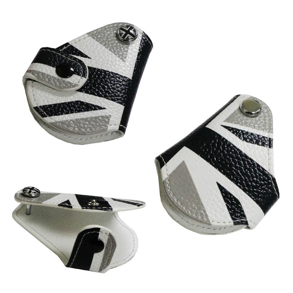 Black Union Jack UK Flag Style Key Fob Holder For 2008+ MINI Cooper | eBay
