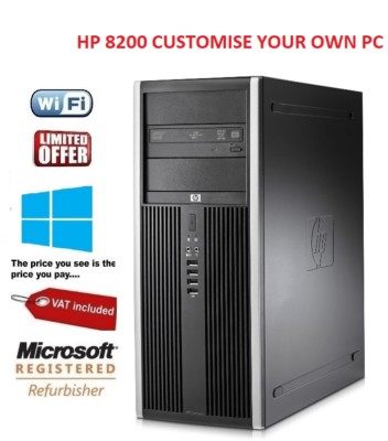 Build Your Own Workstation HP 8200 Quad Core i5 i7 PC Quadro GFX ...