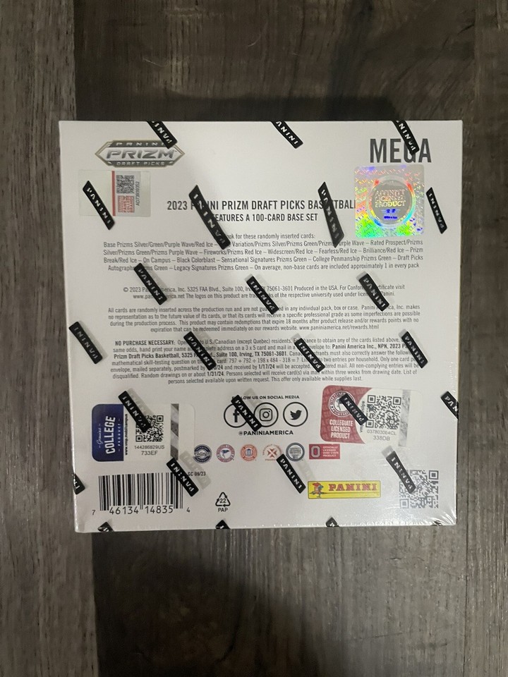 2023-24 Panini Prizm Basketball Draft Picks 6 Pack Mega Box ...