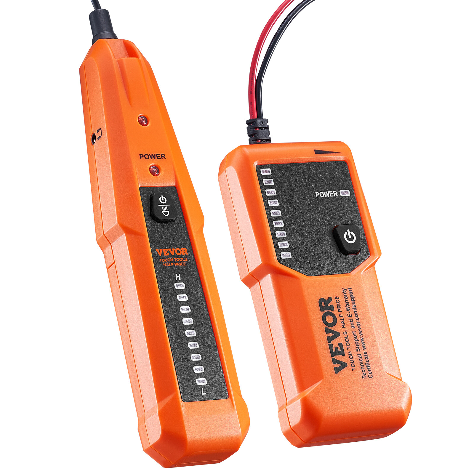 VEVOR Underground Cable Locator 3 FT Max. Detection Depth Wire Break ...