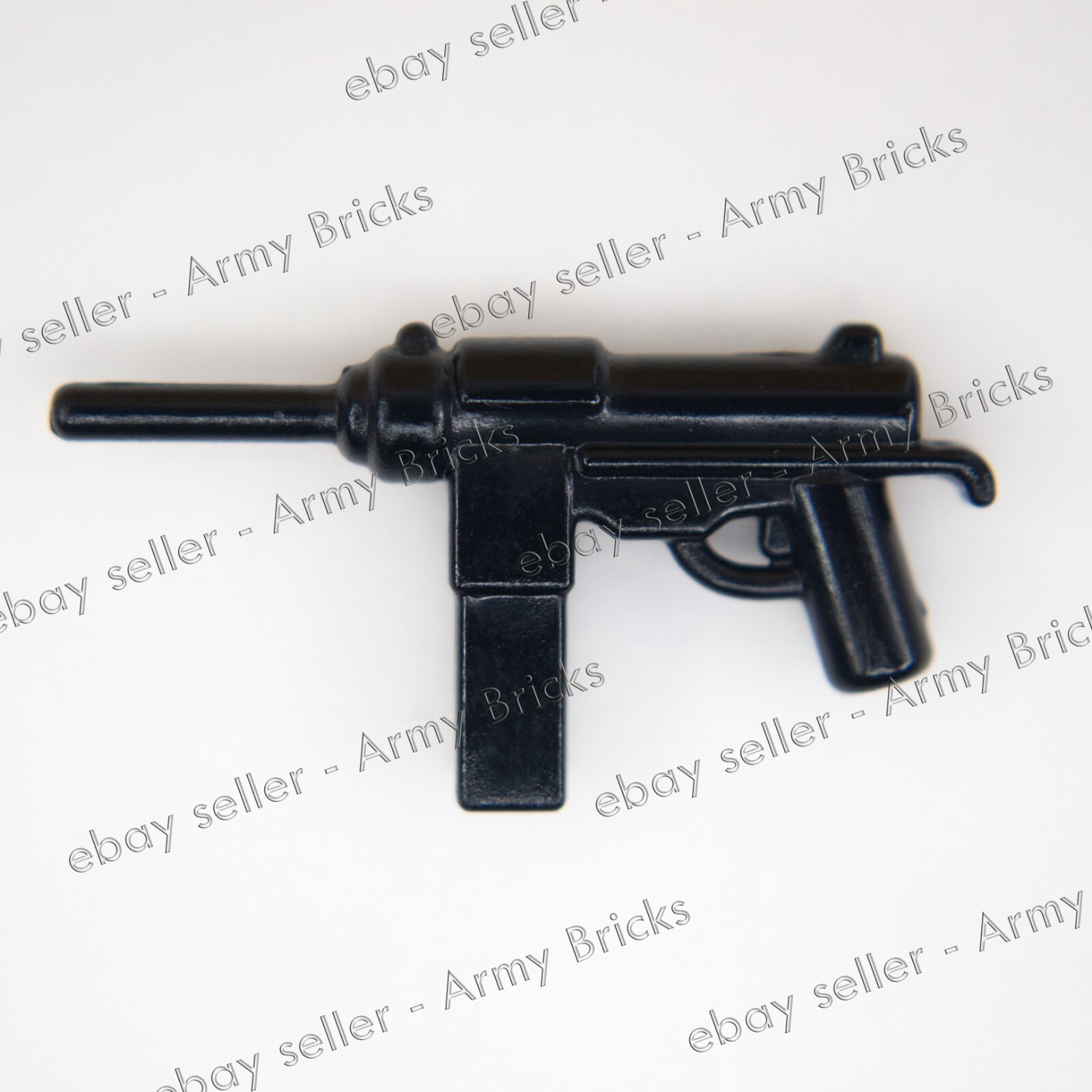WW2 M3 Grease Gun SMG for minifigs • CUSTOM TOY Bricks • Black | eBay
