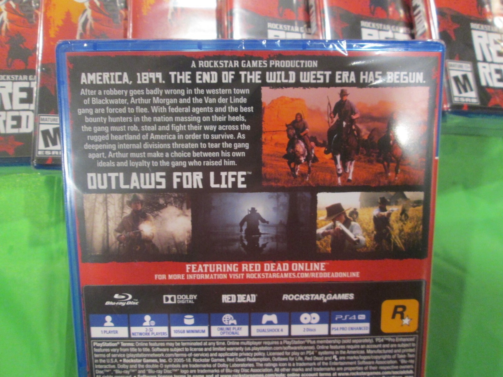 Red Dead Redemption 2 II PS4 PLAYSTATION 4 SONY NEW FACTORY SEALED US ...