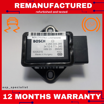 BMW X3, X5, BMW 5, 6, 7 DSC ESP Yaw Rate Sensor 0265005285 / ...