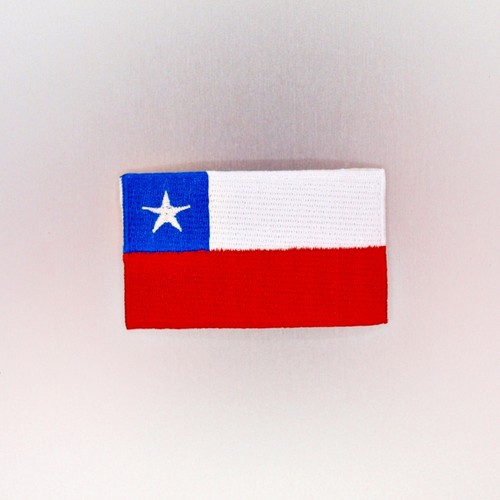 Chile Flag Patch — Iron On Badge Embroidered Motif — Chilean World South America | eBay