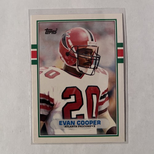 1989 Topps Traded Evan Cooper Rookie Atlanta Falcons #129T NFL | eBay