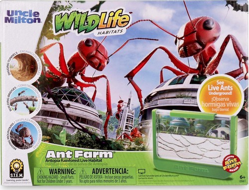 Uncle Milton Ant Farm Antopia Rainforest Ant Habitat - Observe Live ...