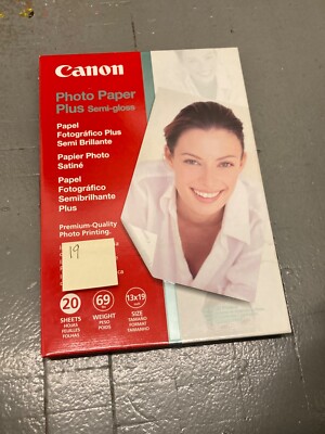 Canon photo paper plus semi gloss 13x19 19 SHEETS | eBay