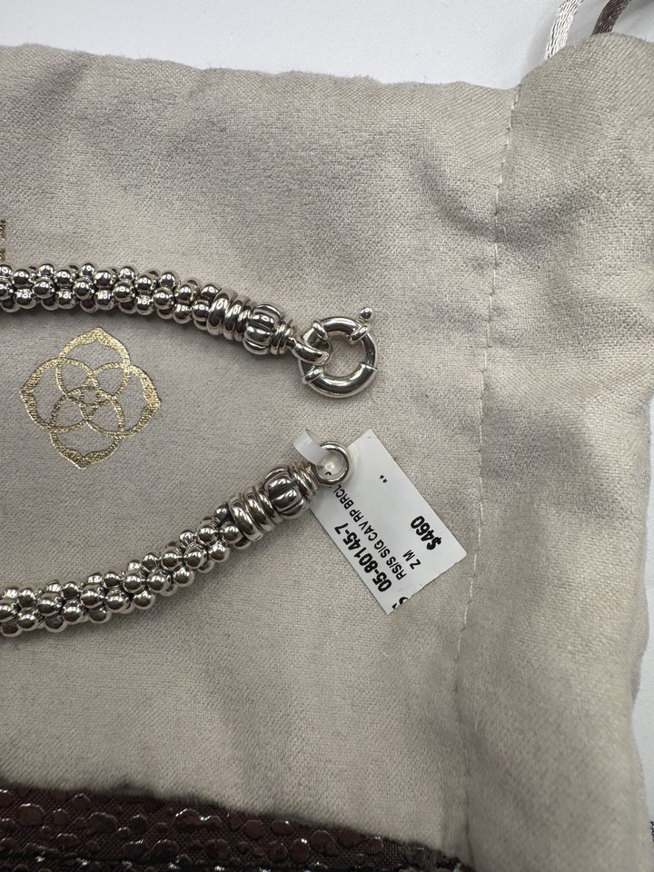 New LAGOS Signature Caviar Bold Caviar 7mm Rope Bracelet Sterling ...