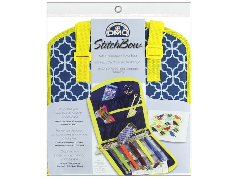 StitchBow Mini Needlework Travel Bag-20.5"X9" Open | eBay