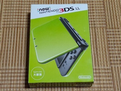 New Nintendo 3DS XL Lime Black Tested Boxed w/ AR Cards No Stylus No ...
