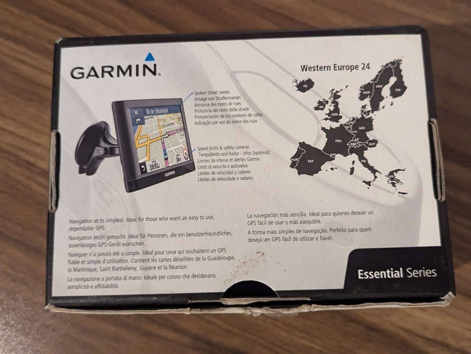 Garmin Nuvi 52 LM Big Box SatNav Updated Jan 2026 Maps UK/Ireland GPS 5 ...