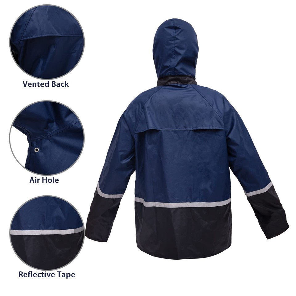 RainRider Rain Suits for Men Waterproof Breathable Lightweight Rain ...