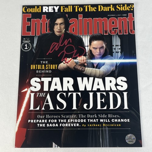 Adam Driver SIGNED PHOTO ‘Star Wars Last Jedi’ Star Autographed 8x10 ...