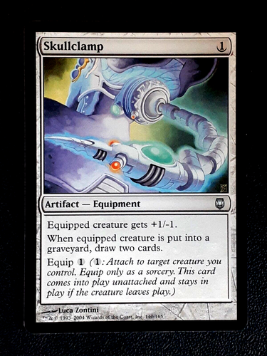 SKULLCLAMP 2004 MAGIC THE GATHERING DARKSTEEL #140 NM+ 68410 | eBay