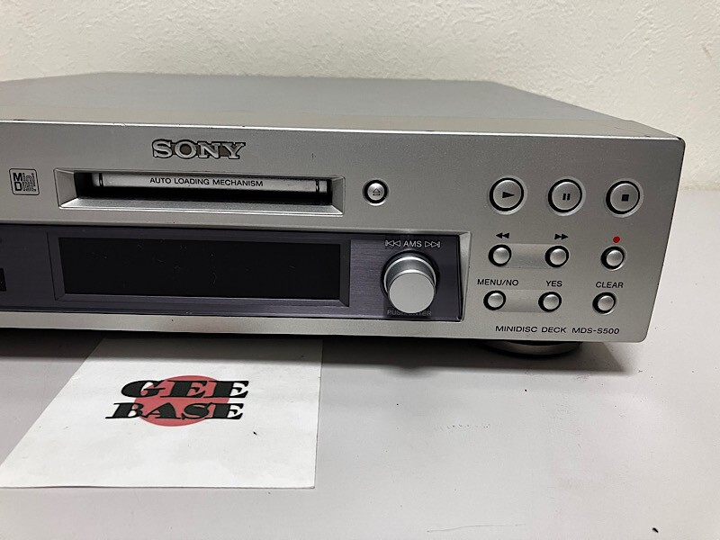 Sony MDS-S500 MD Player Deck Used Good Working Read Description | eBay