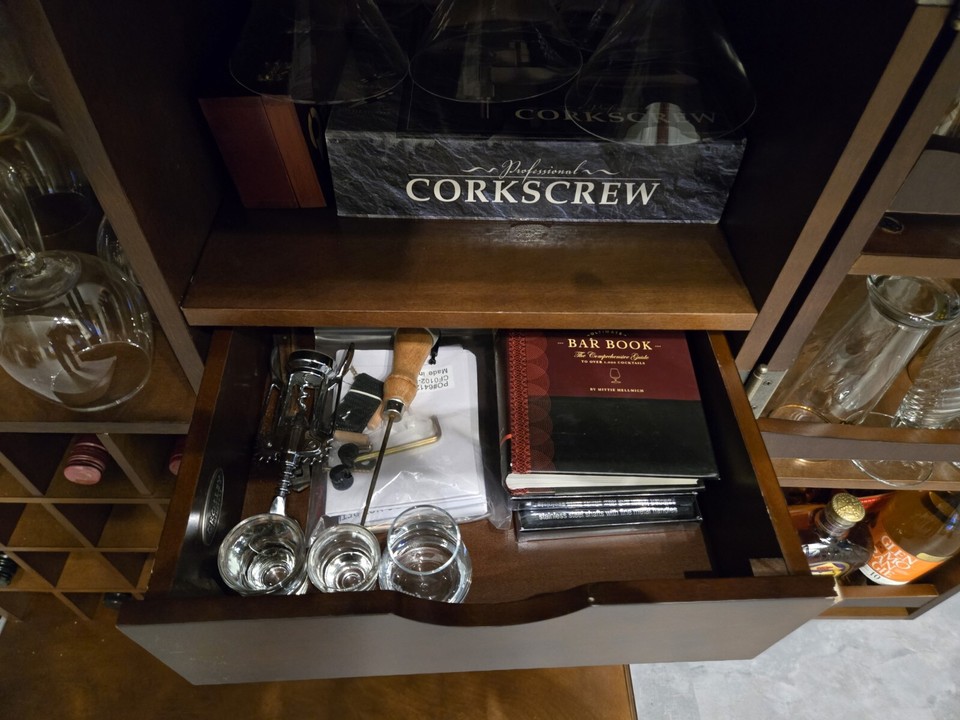 Beautiful Bar-in-a-Box Cabinet (glassware & stock sold separately) | eBay
