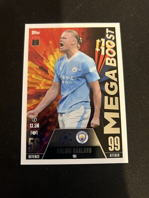 Match Attax EXTRA 23/24 No 185 Erling Haaland Mega Boost Man City | eBay UK