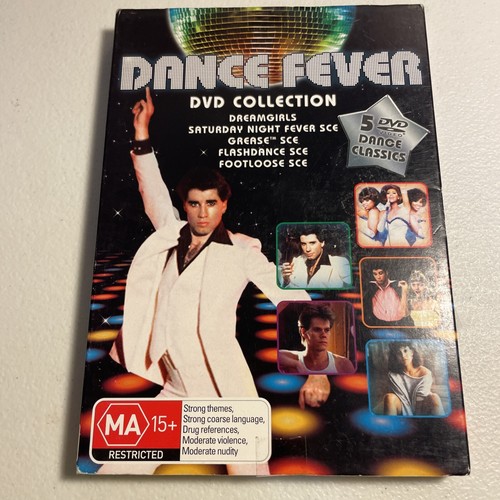 Dance Fever DVD Collection 5 Classics Saturday Night Fever Grease ...