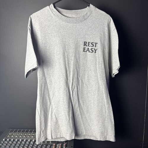Rest Easy Grey Box Tee Shirt | eBay