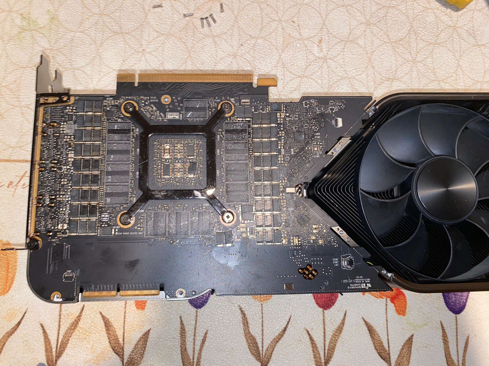 (FOR PARTS) Nvidia GeForce RTX 3090 Founder Edition GPU (Radiator) **AS ...