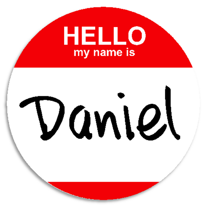Daniel Name Tag