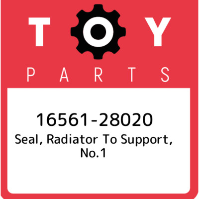 16561-28020 Toyota Seal, radiator to support, no.1 1656128020, New ...