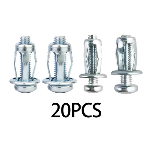 20pcs Jack Nuts Screw Petal Screw Anchors Petal Expansion Plugs for ...