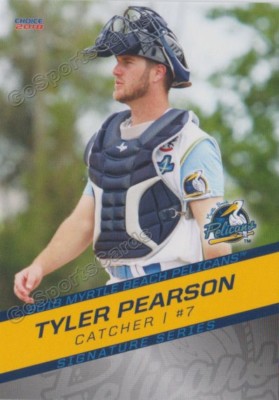 2018 Myrtle Beach Pelicans Tyler Pearson RC Rookie Chicago Cubs Minor ...