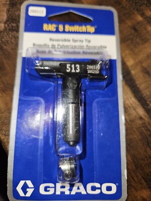 Graco 286513 RAC 5 Switch Tip Reversible Airless Spray Tip, 513 | eBay